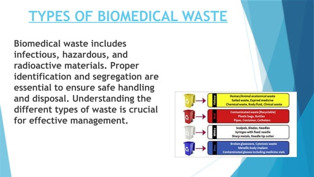 BIOMEDICAL WASTE MANAGEMENT TECHNIQUES AND TIPS | PPT