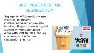 BIOMEDICAL WASTE MANAGEMENT TECHNIQUES AND TIPS | PPTX