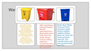 BIO MEDICAL WASTE MANAGEMENT FOR NURSES. pptx | PPTX
