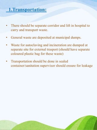 Bio medical waste management | PPTX