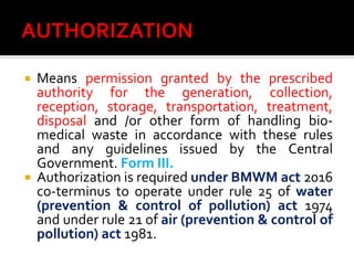 Biomedical waste management 2016 | PDF