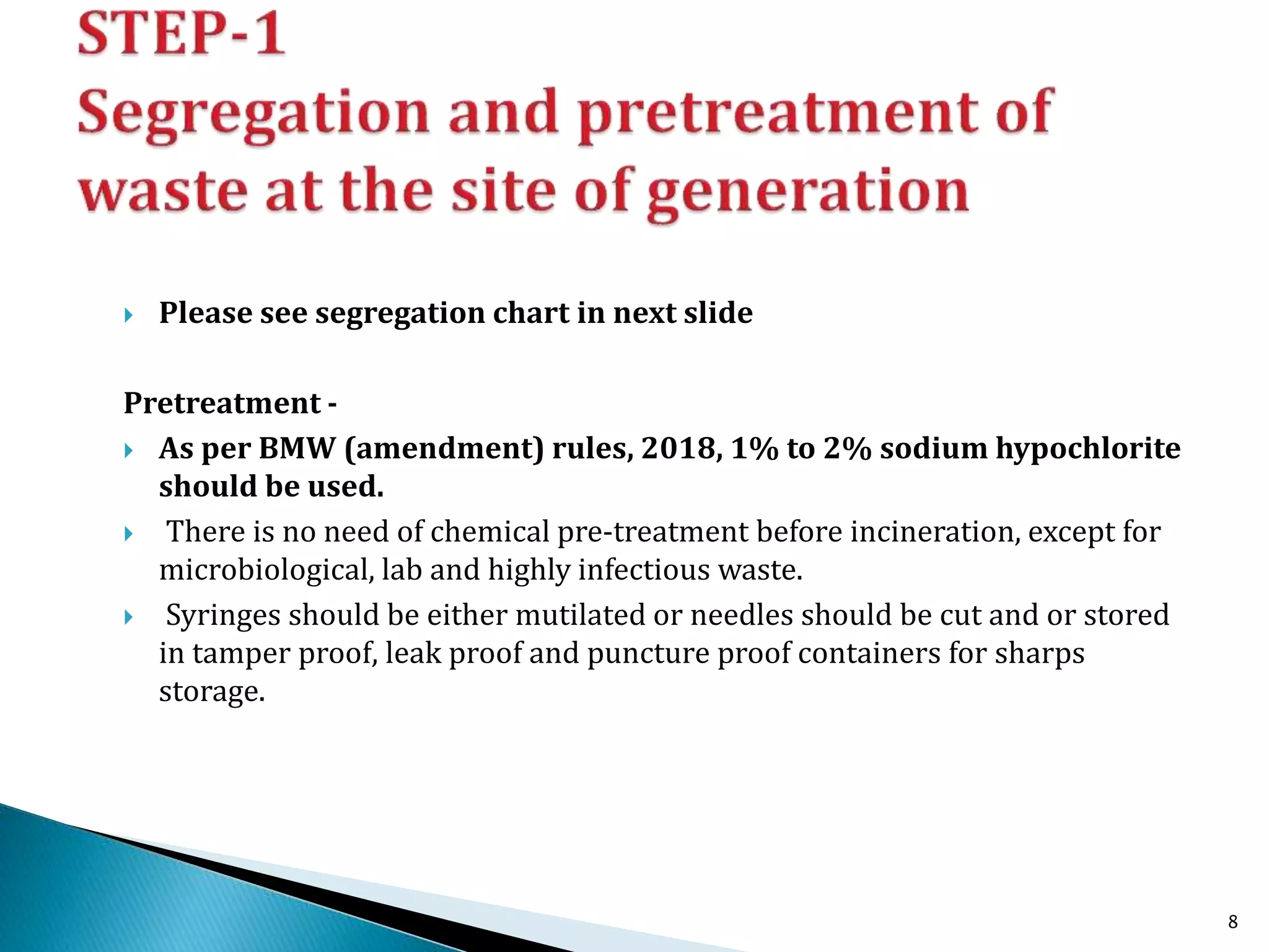 Biomedical waste management an update | PPTX