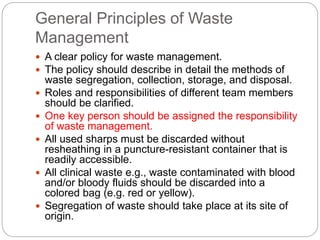 Biomedical waste management by DR. C P PRINCE | PPTX
