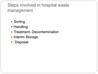 Biomedical waste management by DR. C P PRINCE | PPTX