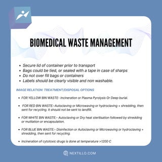 BIOMEDICAL WASTE MANAGEMENT - Dibs by nextillo | PDF