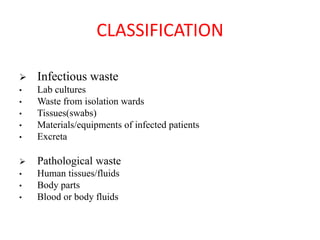 Biomedical waste management | PPT