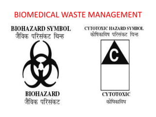 Biomedical waste management | PPTX