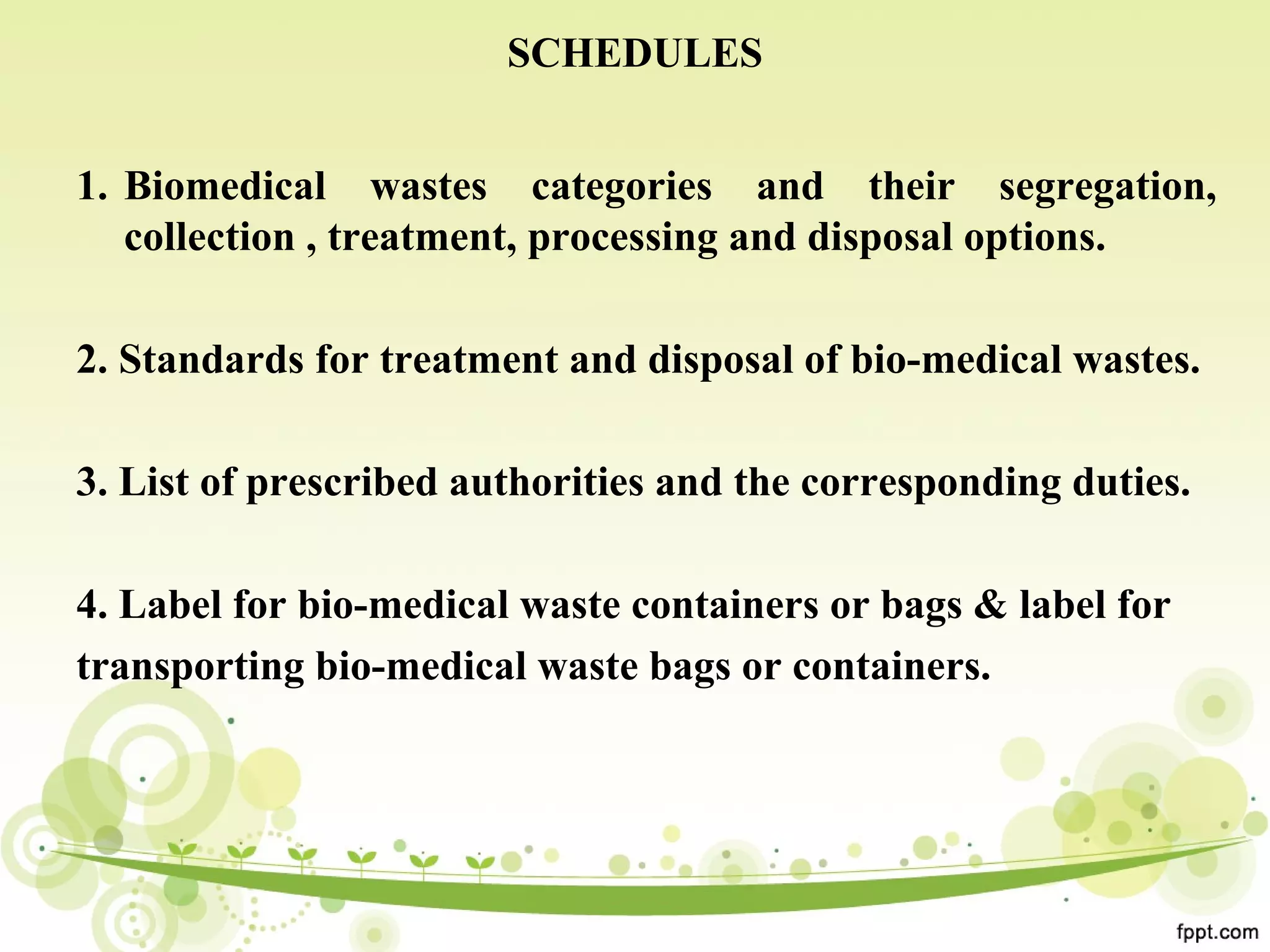 Biomedical waste management rule 2016 | PPT