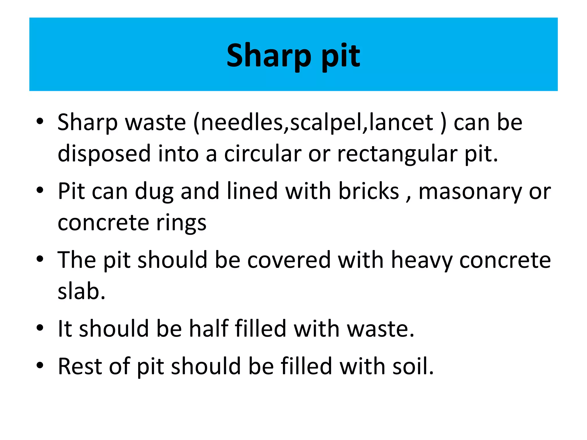 Biomedical waste management | PPTX | Chemistry | Science