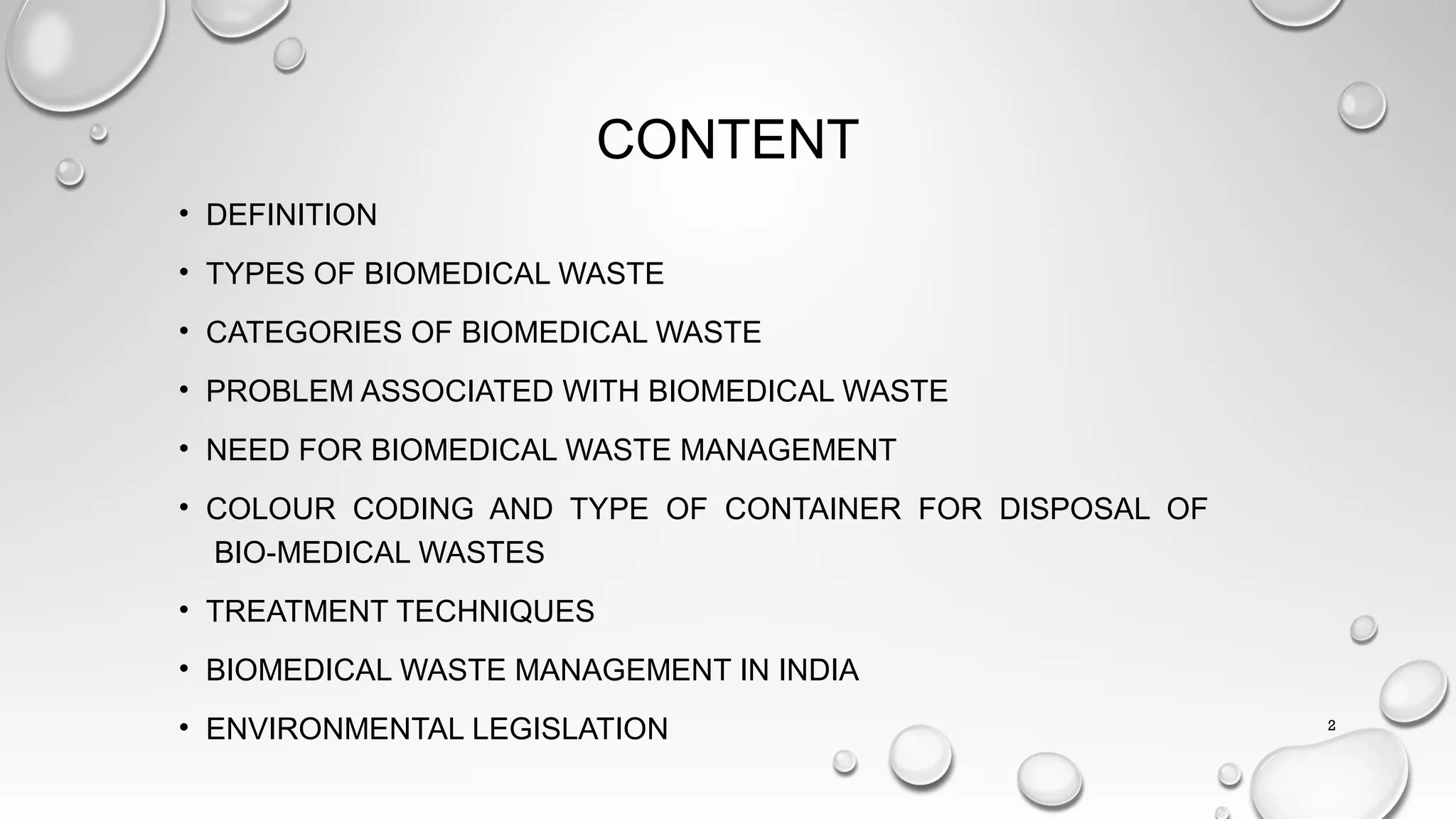 Biomedical waste management system | PPT