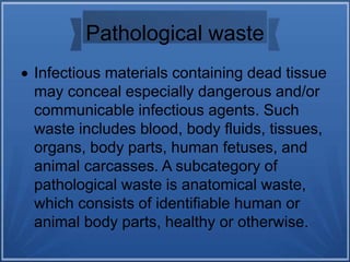 Biomedical waste management technology | PPTX