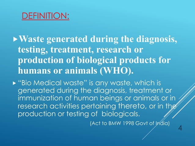 Bio medical waste management | PPT