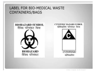 bio medical waste mgmt ppt.pptx for nursing student | PPTX