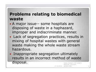 bio medical waste mgmt ppt.pptx for nursing student | PPTX
