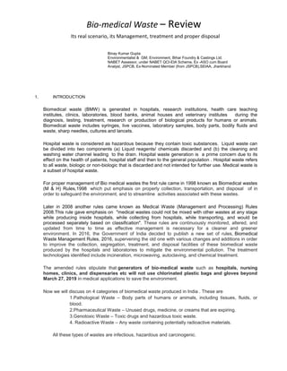 Biomedical Wastes -Review-A paper-Final.pdf