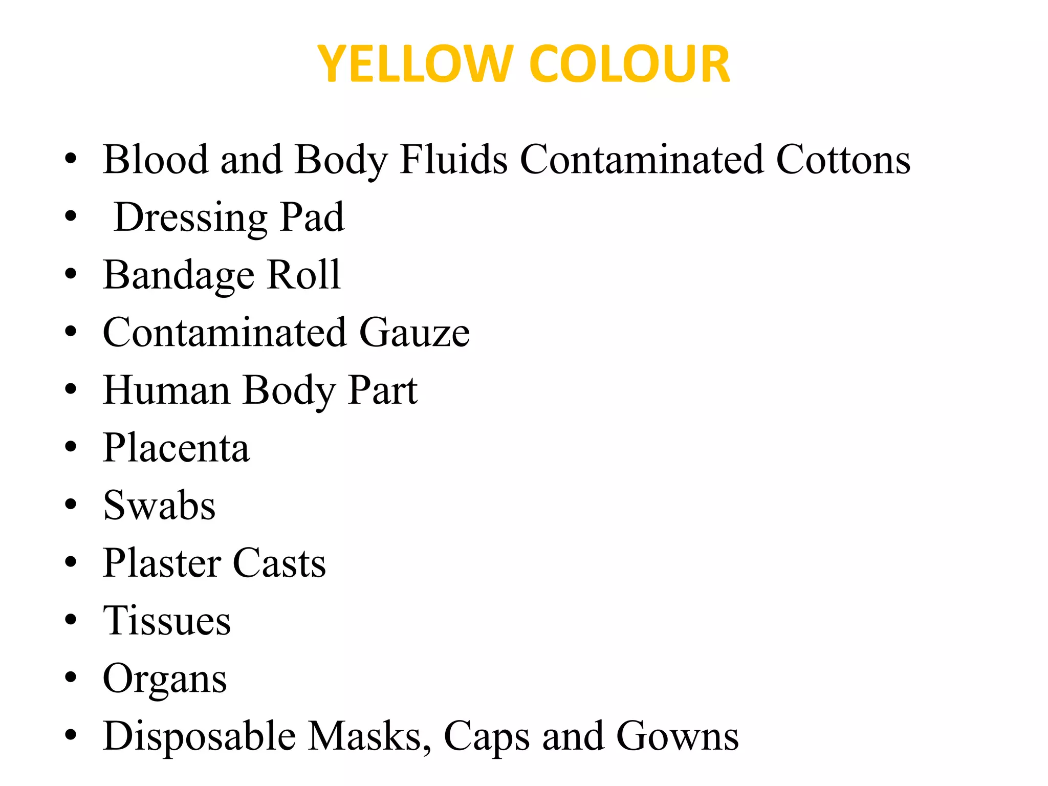 Bio medical waste segregation | PPTX