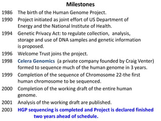 Human genome project | PPTX