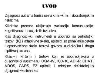 Dr. Vladimir Trajkovski - Biomedicinska dijagnostika na autizmot | PPT