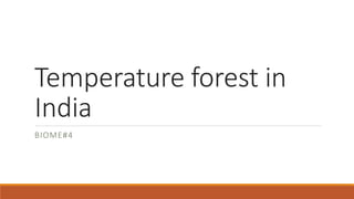 Biome diversity in india | PPT