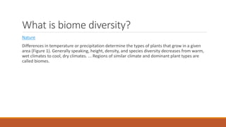 Biome diversity in india | PPT