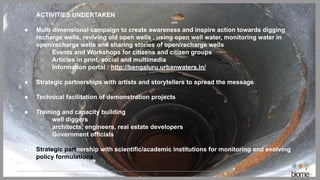 Campaign for a million wells in Bengaluru, India | PPT