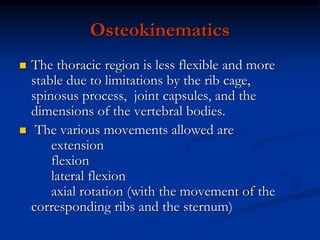 Biomehanics of thoracic spine.ppt