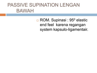 PPT biomekanik siku (elbow complex) kinesiollogi.ppt