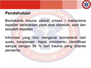 Biomekanika trauma | PDF