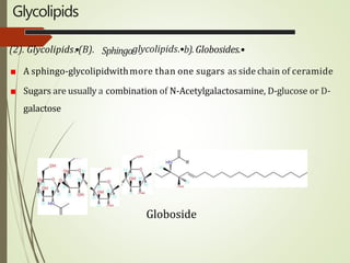 membrane lipids & its types | PPTX