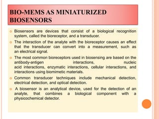 Bio-MEMS | PPTX