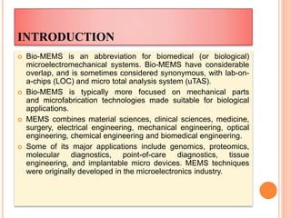 Bio-MEMS | PPTX