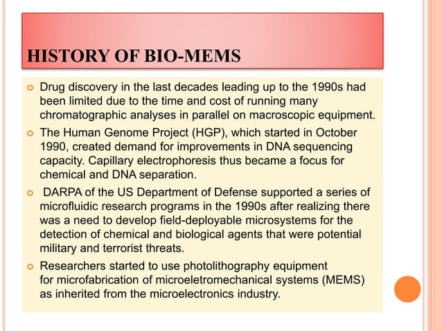 Bio-MEMS | PPTX
