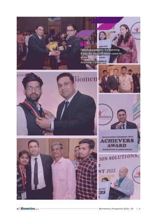 Biomentors Prospectus : NEET Online Medical Entrance Coaching 2024 pdf ...