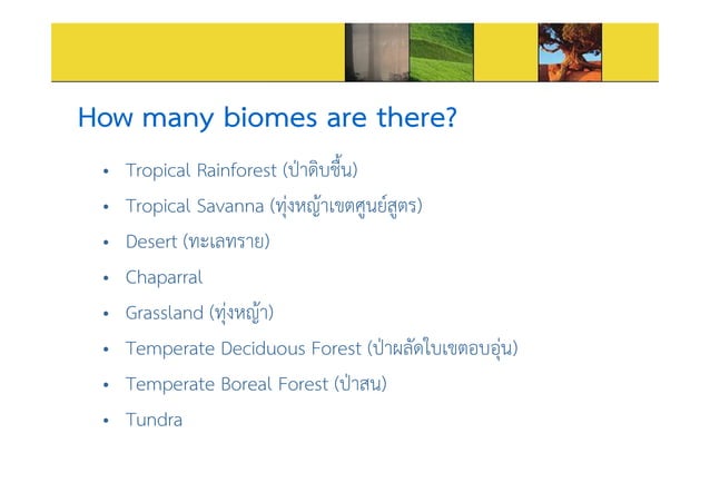 Biome of the world | PPT