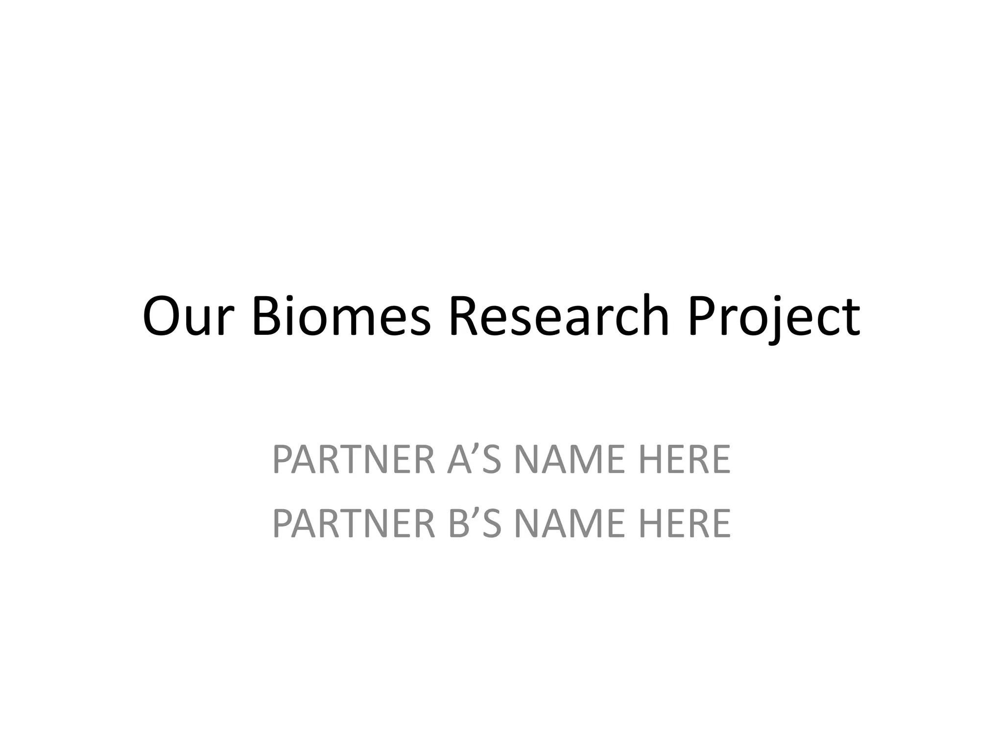 Biome PPT Template | PPTX