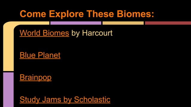 Biome projects | PPT