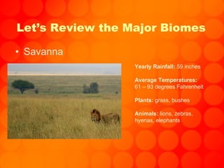 Biomes | PPT
