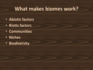 Biomes | PPT