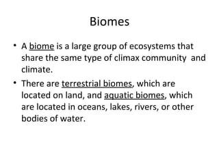 Biomes | PPT | Gardening | Home & Garden