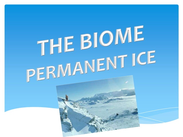 The Biome Permanent Ice | PPTX | Geography | Science