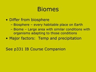 Biomes | PPT