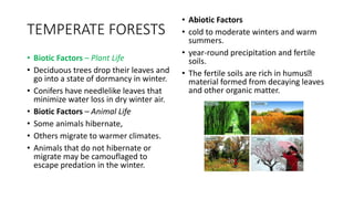 Biomes. abiotic and biotic parts | PPT