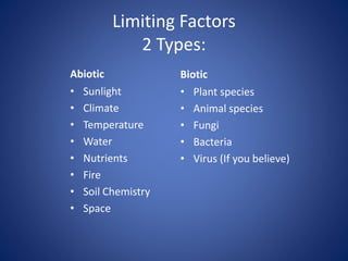 Glencoe Biology Chapter 3 Communities Biomes and Ecosystems | PPTX