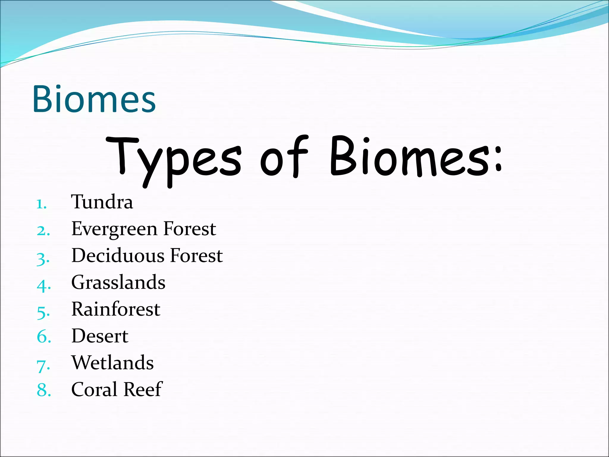Biomes | PPT