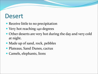 Biomes | PPT