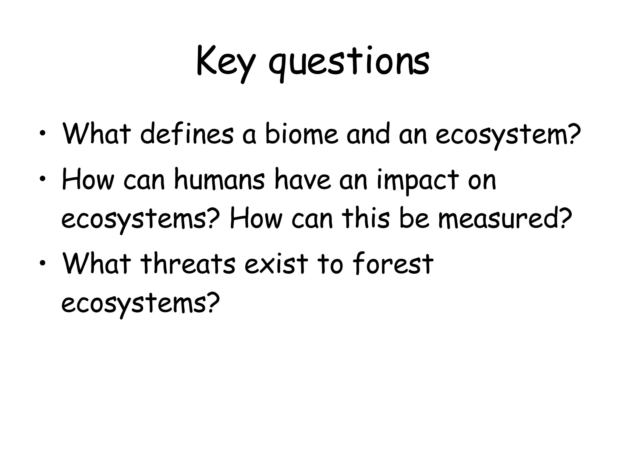 Biomes & Ecosystems | PPT | Biological Sciences | Science