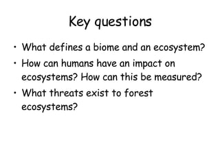 Biomes & Ecosystems | PPT