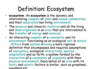 Biomes & Ecosystems | PPT