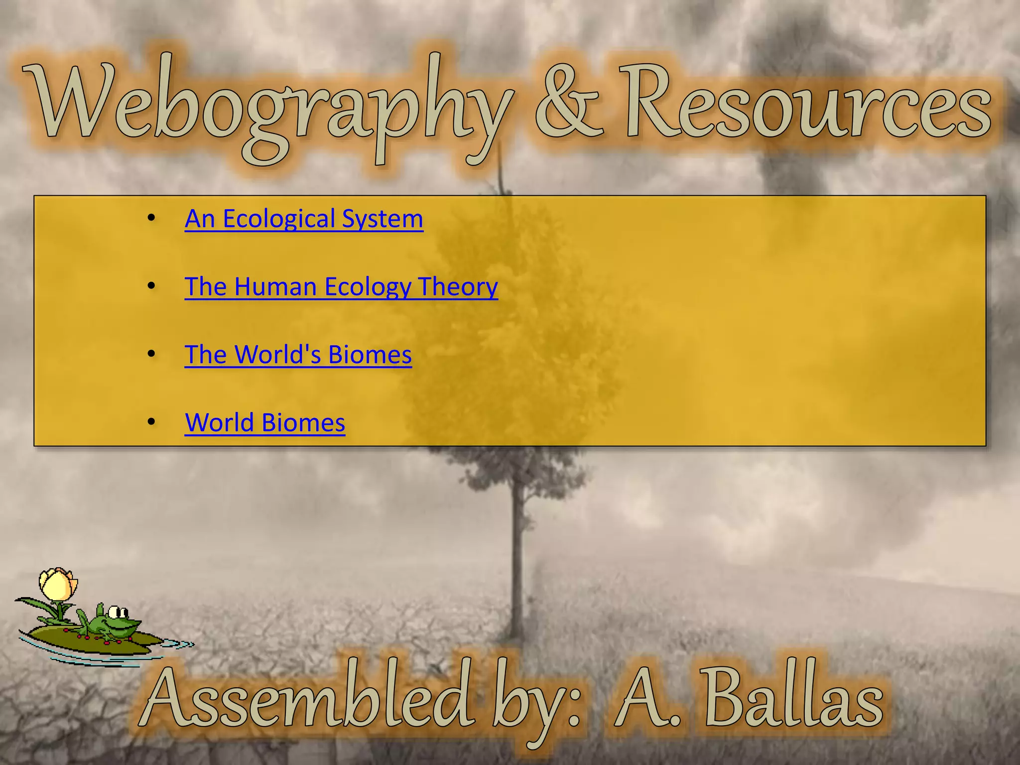 Biomes: PowerPoint | PPSX
