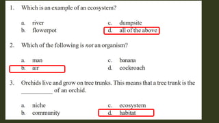 Biomes and ecosystems | PPTX
